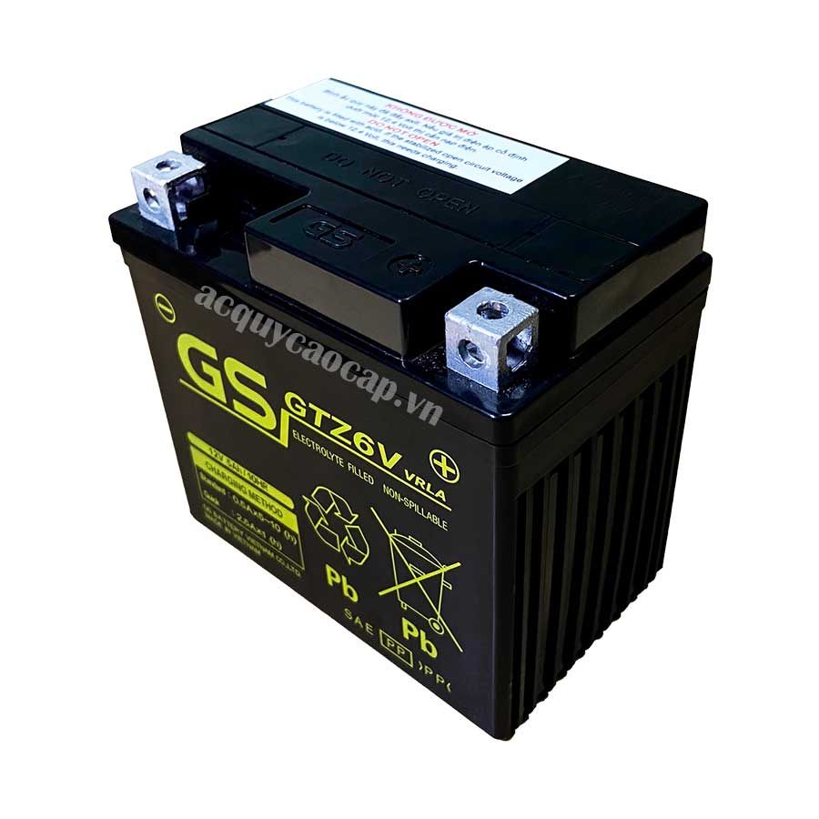 Ắc Quy GS GTZ6V 12V 5AH | Công Nghệ Nhật Bản, Vận Hành Vượt Trội