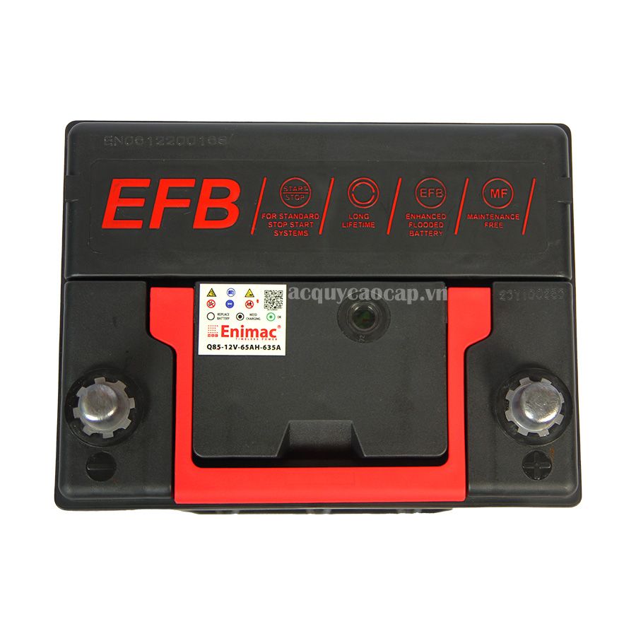 Ắc quy Enimac EFB Q85 - 95D23L 12V 65AH Chất lượng tốt, giá bán ưu đãi