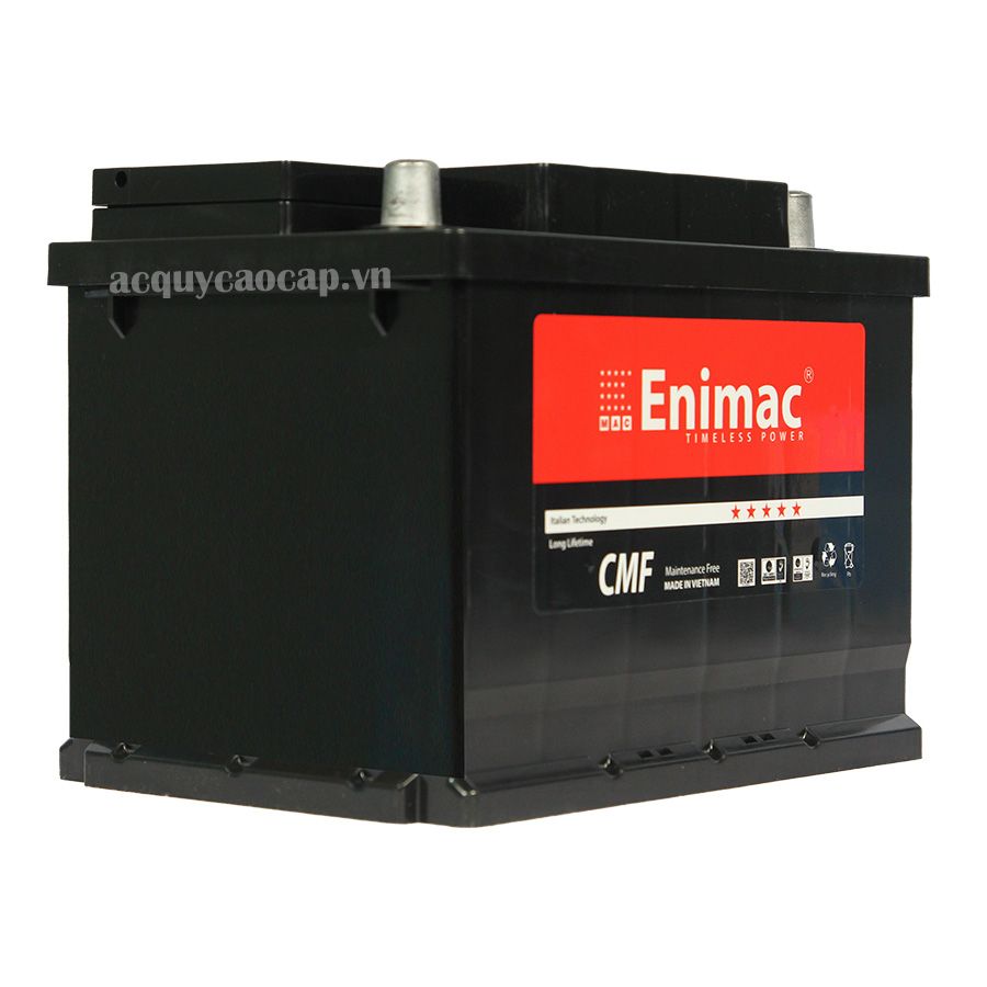 Ắc quy Enimac DIN60L 12V 60AH công nghệ mới, giá ưu đãi, chính hãng