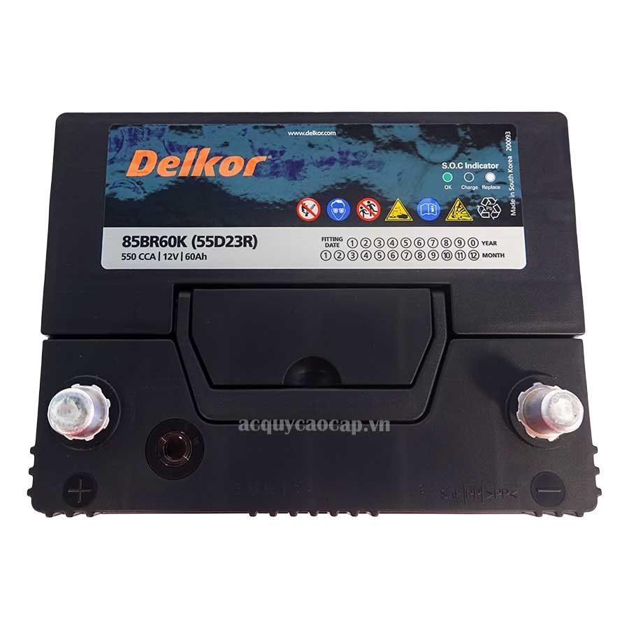 Ắc quy Delkor 55D23R 12V 55AH | Mua Online giá tốt, tặng ngay ưu đãi