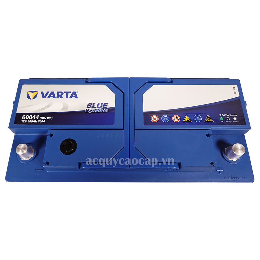 Ắc quy Varta 60044 - DIN100 12V 100AH | Ắc Quy Cao Cấp