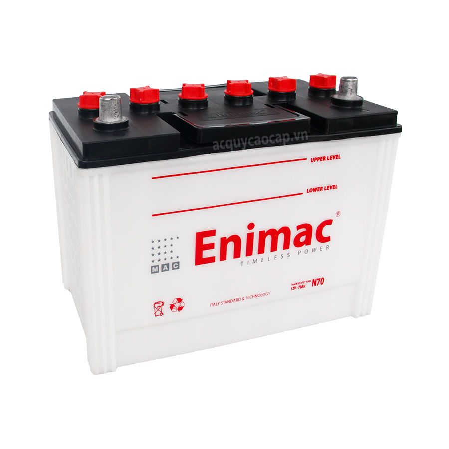 Ắc quy Enimac N70 12V 70AH Giá tốt, Mua Online tặng Ưu Đãi, Khuyến lớn