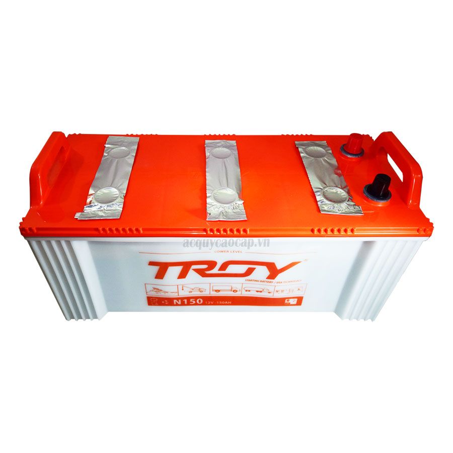 Ắc quy Troy N150 12V 150AH chính hãng, giá tốt, bán chạy tại TP HCM