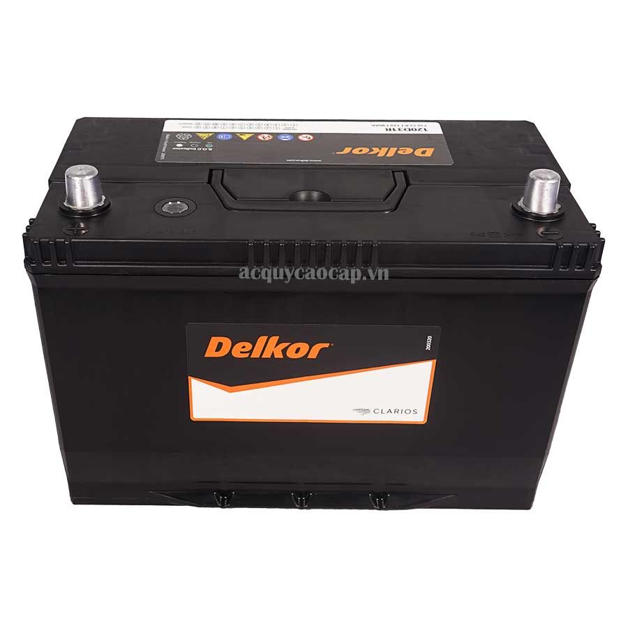 Ắc quy Delkor 120D31R 12V 90AH nhập khẩu Hàn Quốc, bảo hành chính hãng