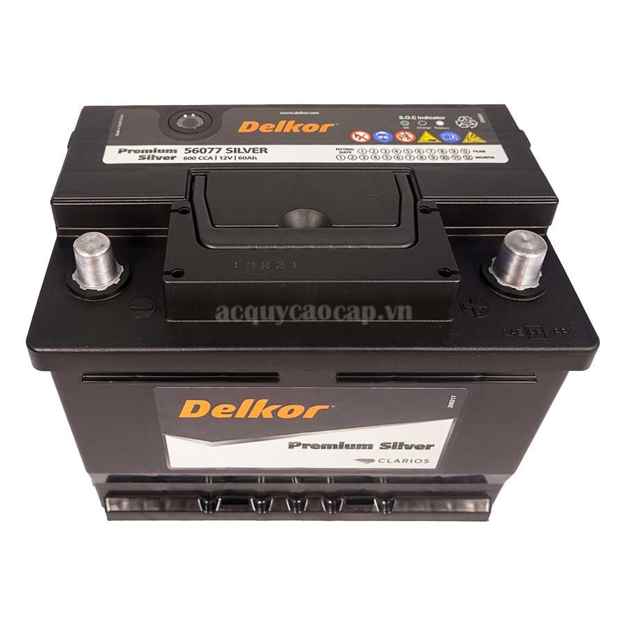 Ắc quy Delkor DIN 56077 12V 60AH ưu đãi & giá tốt nhất tại Acquycaocap