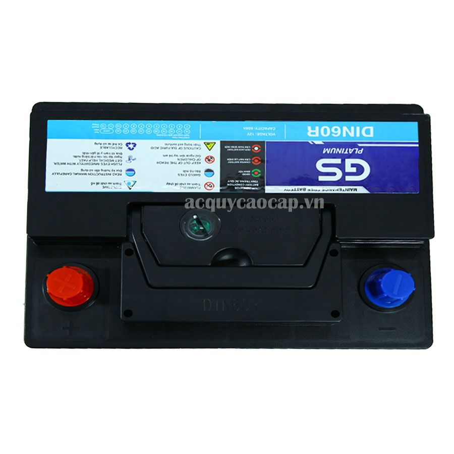 Ắc quy GS DIN60R 12V 60Ah - Công Nghệ Nhật, Chính Hãng | Acquycaocap