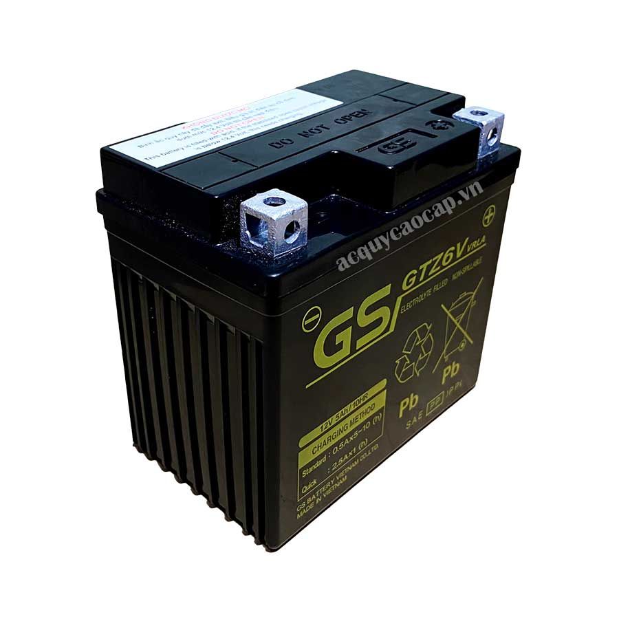 Ắc Quy GS GTZ6V 12V 5AH | Công Nghệ Nhật Bản, Vận Hành Vượt Trội