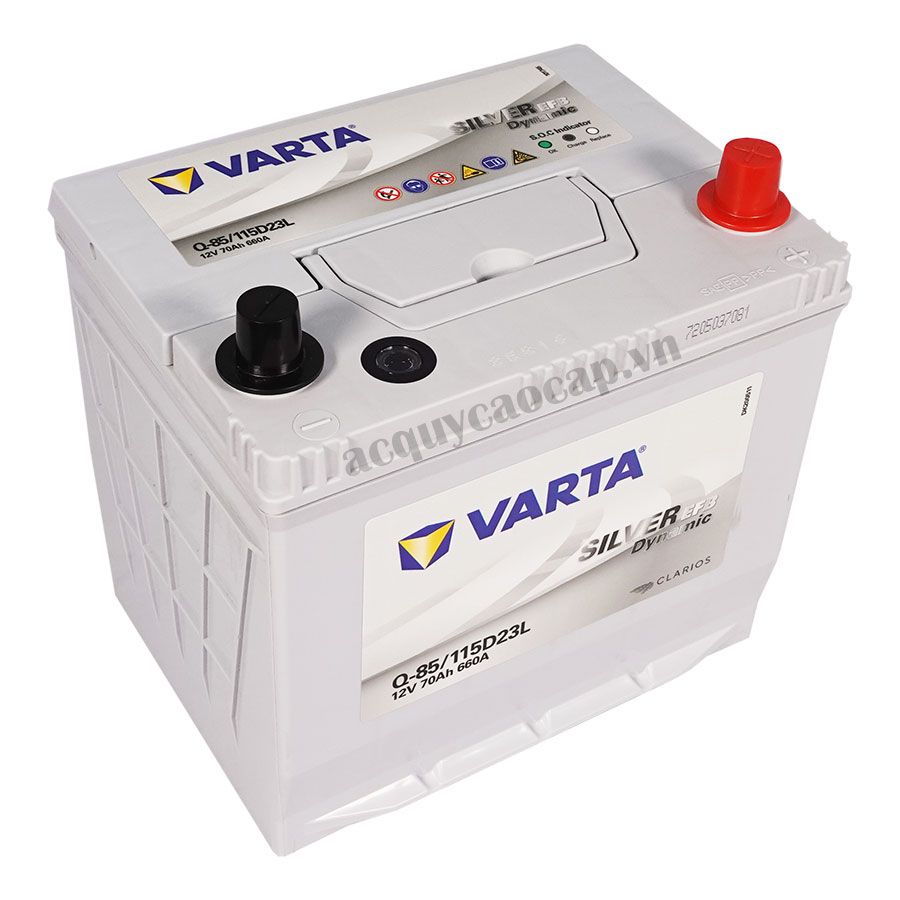 Ắc quy Varta EFB Q-85/115D23L 12V 70Ah - Nhập khẩu Chính Hãng, Giá Siê