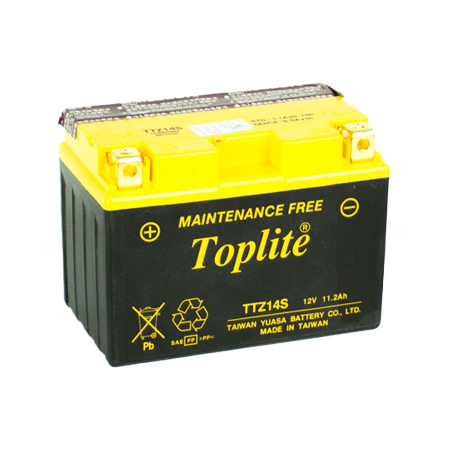 Ắc Quy Toplite TTZ14S 12V 11.2AH | Công Nghệ Nhật Bản, Tuổi Thọ Cao