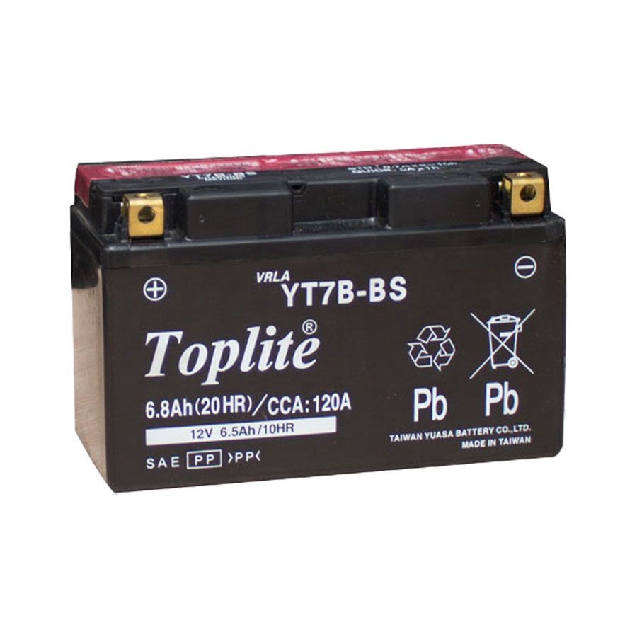 Ắc Quy Toplite YT7B-BS 12V 6.5AH | Cao Cấp, Khởi Động Mạnh, Ổn Định