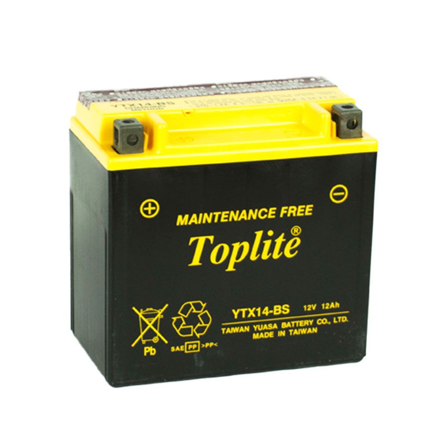 Ắc Quy Toplite YTX14-BS 12V 12.6AH | Chất Lượng Vượt Trội, Giá Cực Tốt
