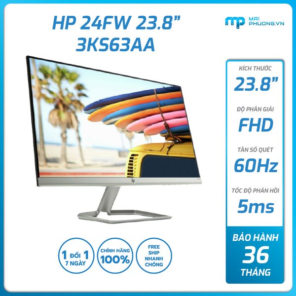 Màn hình HP 23.8" 24FW 3Y_3KS63AA
