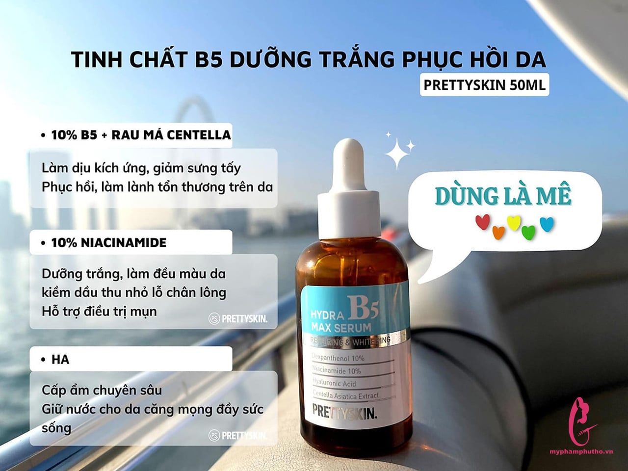 Serum Hydra B5 max PrettySkin Dưỡng Ẩm Phục Hồi Da – myphamphutho.vn