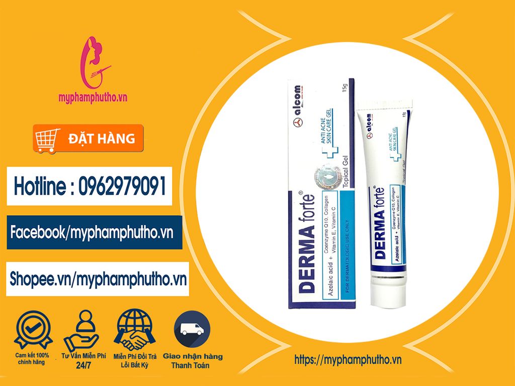 Kem Trị Thâm Mụn Derma Forte 15g – myphamphutho.vn
