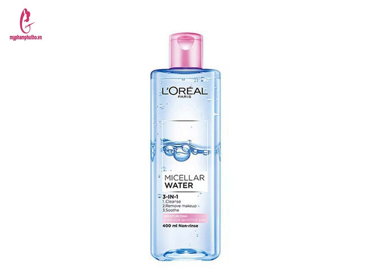 Nước tẩy trang L’Oréal Micellar Water 3-in-1 Deep Cleansing Pháp – myphamphutho.vn
