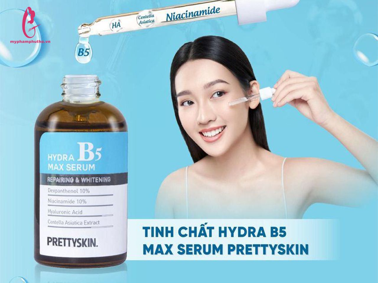Serum Hydra B5 max PrettySkin Dưỡng Ẩm Phục Hồi Da – myphamphutho.vn