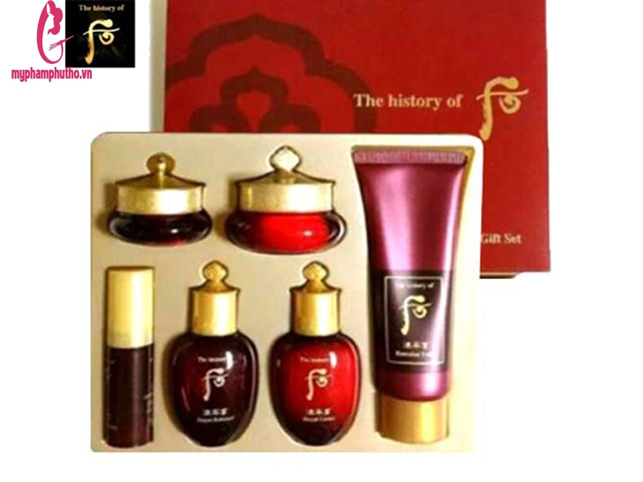 Set Dưỡng Da Lão Hóa Mini Whoo Essential Cleansing Foam 6 Món ...