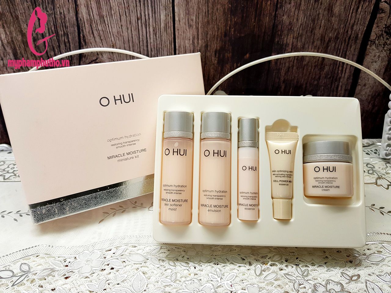 Set Dưỡng Da Ohui Mini Miracle Moisture miniature Kit 5SP – myphamphutho.vn