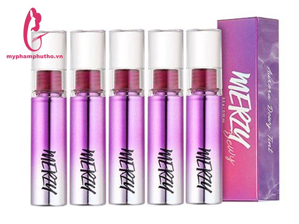 Son Kem Lì Bóng Merzy Aurora Dewy Tint – myphamphutho.vn