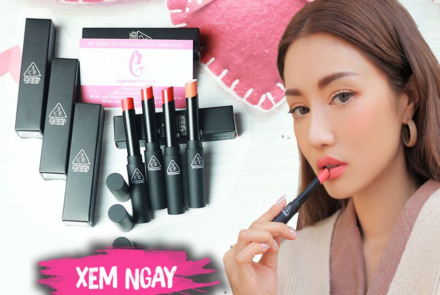 Son Thỏi 3CE Stylenanda Slim Velvet Lip Color – myphamphutho.vn