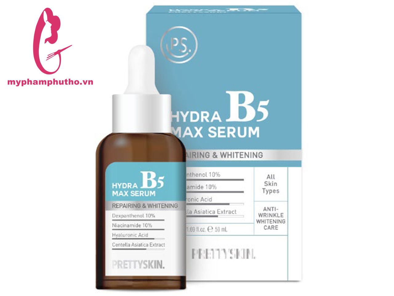 Serum Hydra B5 max PrettySkin Dưỡng Ẩm Phục Hồi Da – myphamphutho.vn