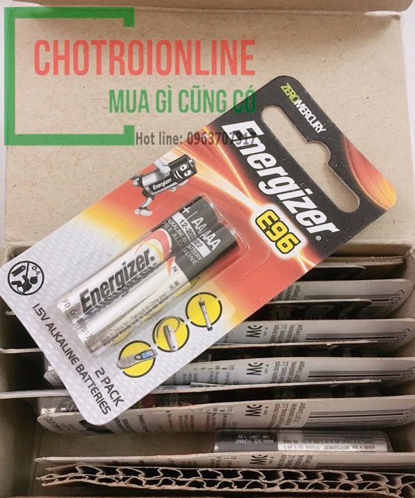 Pin Energizer AAAA alkaline E96 CHOTROIONLINE.NET
