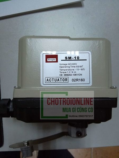 Thiết bị truyền động điện Hengda SM-10R và SM-10 CHOTROIONLINE.NET