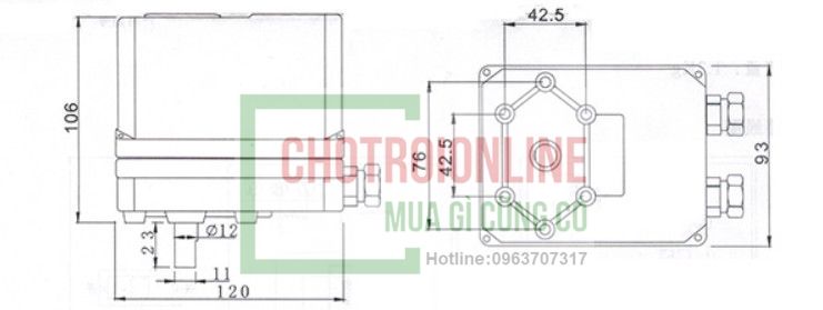Thiết bị truyền động điện Hengda SM-10R và SM-10 CHOTROIONLINE.NET