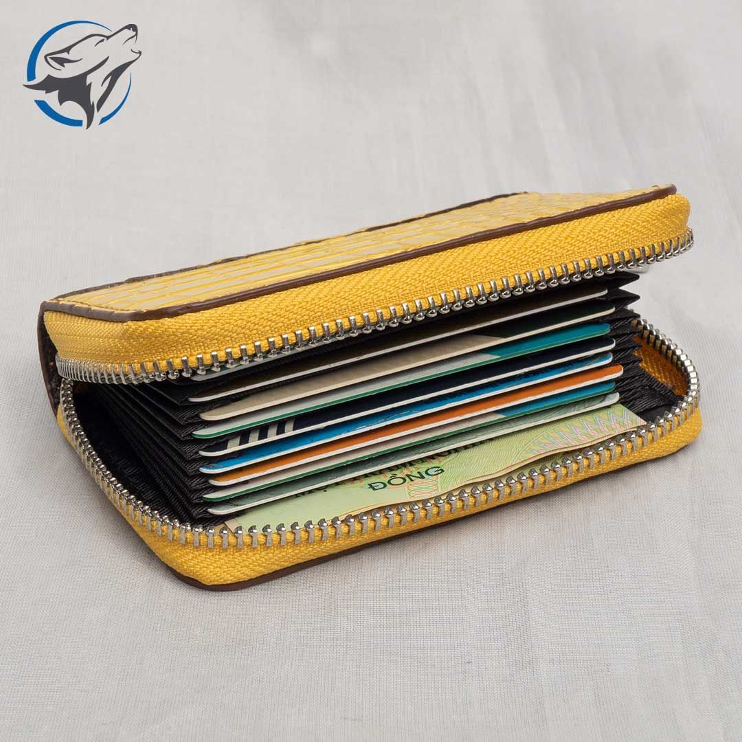 Ví Nữ Mini Da Thật Cá Sấu Đẹp Xịn Cute Cao Cấp Hàng Hiệu VNNG-007 – ZETO