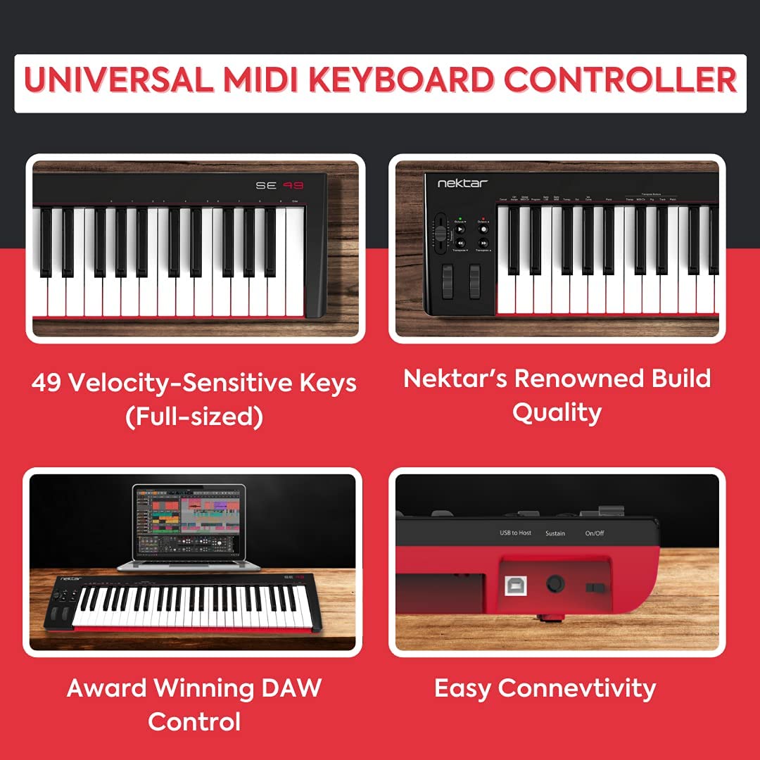 Nektar SE49 MIDI Keyboard Controller – Hyper Shop
