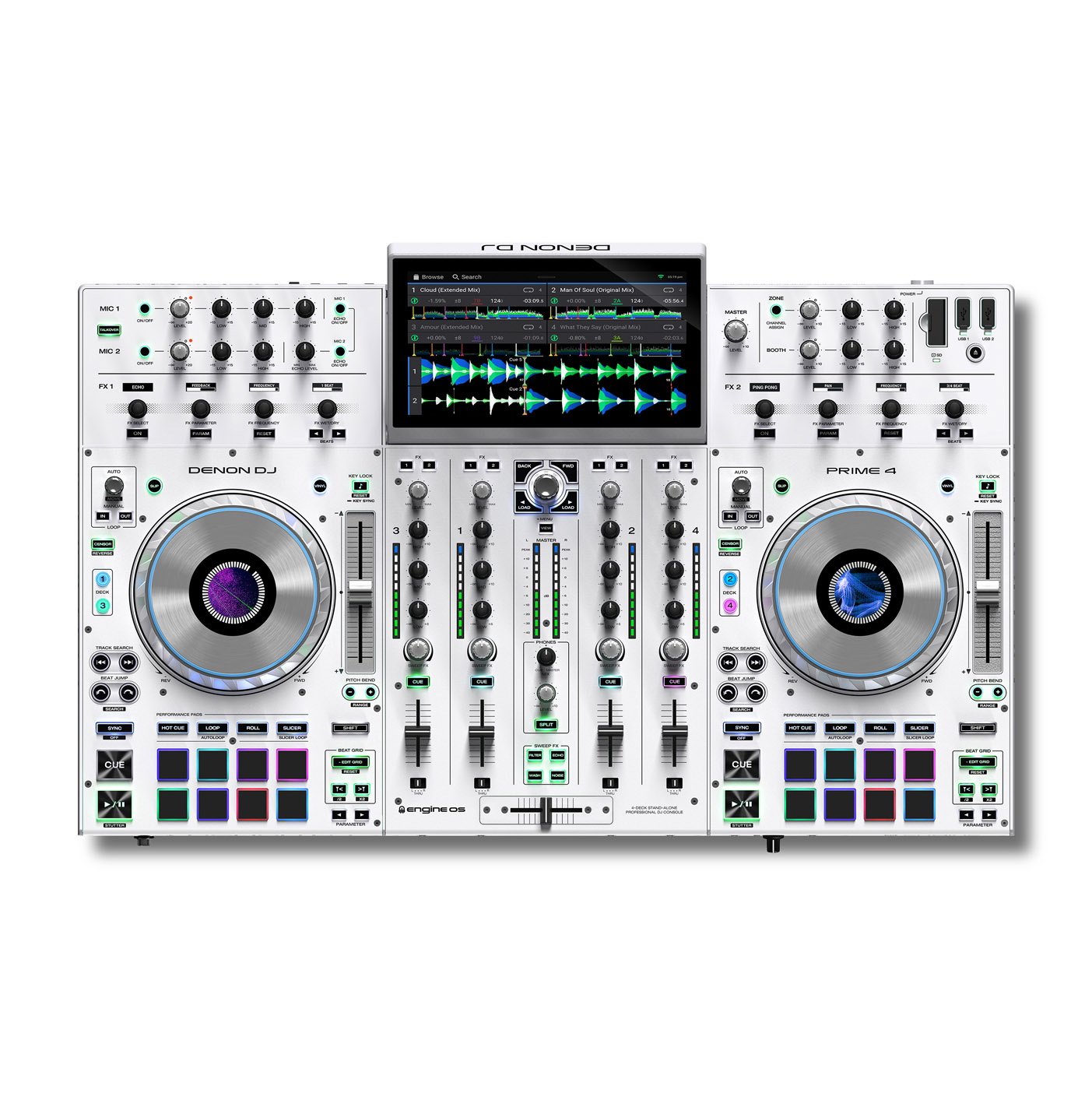 Denon Prime 4 White – Hyper Shop