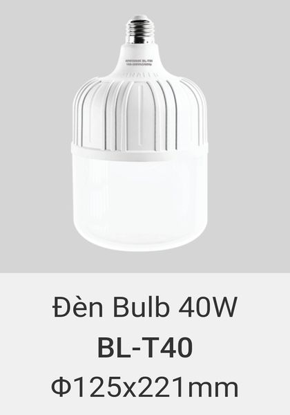 Bóng đèn led vinaled 40w BL T40 – ĐÈN TRANG TRÍ ĐẸP, HIỆN ĐẠI, GIÁ TỐT NHẤT