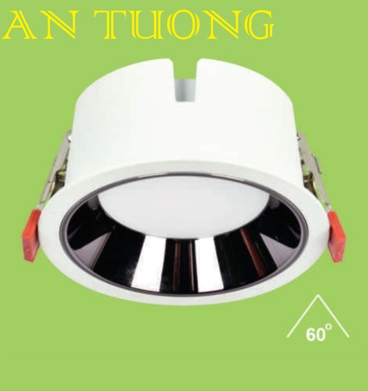 đèn led âm trần 18w lổ khoét D120mm góc chiếu 60 độ - bảo hành 3 năm ...