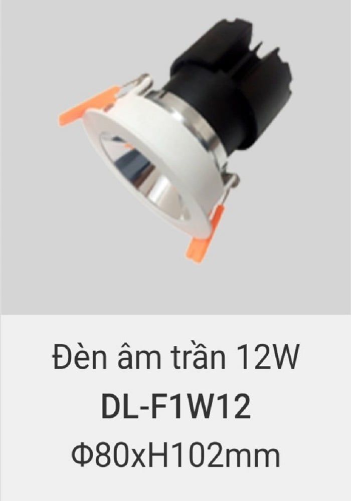 Đèn led downlight âm trần vinaled 12w DL F1W12 – ĐÈN TRANG TRÍ ĐẸP ...