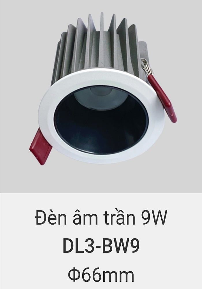Đèn led downlight âm trần vinaled 9w DL3 BW3 – ĐÈN TRANG TRÍ ĐẸP, HIỆN ...