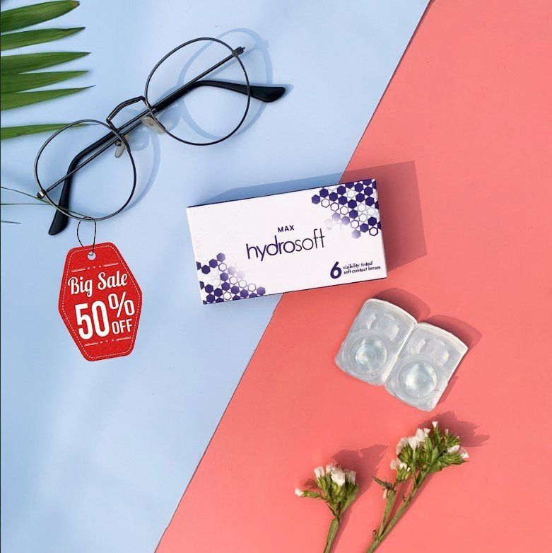 Kính áp tròng không màu dùng 3 tháng Maxvue Hydrosoft – Lens4u