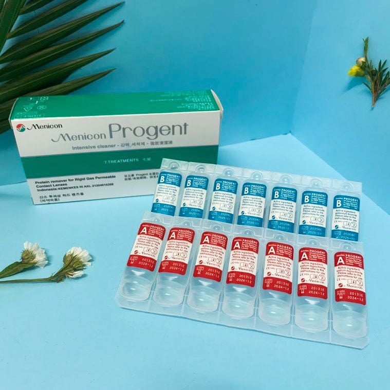 Dung Dịch Tẩy, rửa Kính Áp Tròng Cứng Menicon Progent – Lens4u