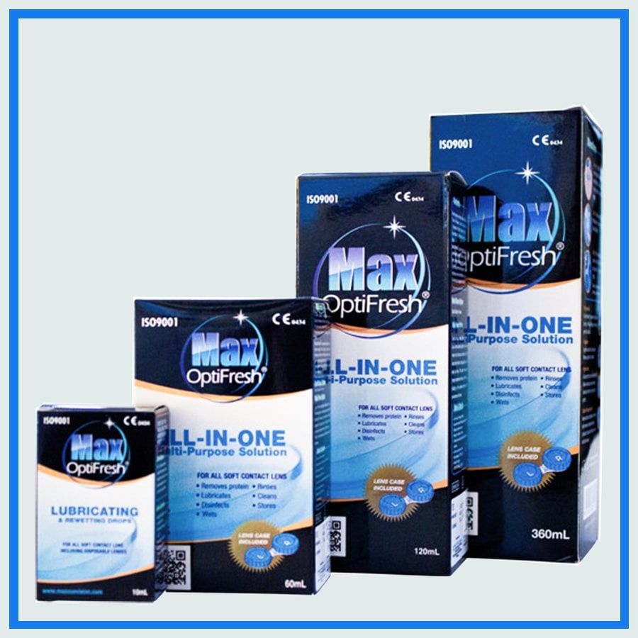 Dung dịch rửa và ngâm kính áp tròng Max Optifresh 60ml – Lens4u