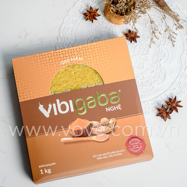 Gạo Mầm Vibigaba Nghệ - Chuyên dùng cho người tiểu đường, đau bao tử