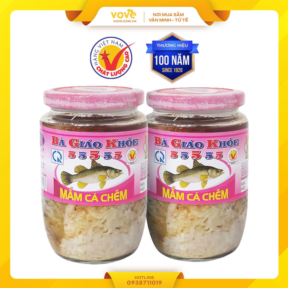 Mắm cá Chẽm hiệu Bà Giáo Khỏe Châu Đốc 400gr