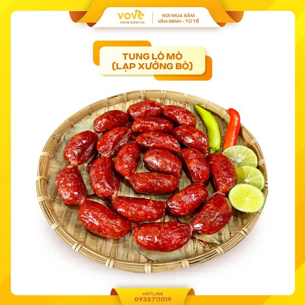 Lạp Xưởng Bò - Tung Lò Mò - Đặc sản người Chăm loại 1