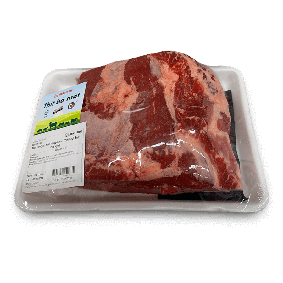 Nạc Lưng Bò Mát nhập khẩu Chilled Beef Rib eye – Homefarm - Thực Phẩm ...