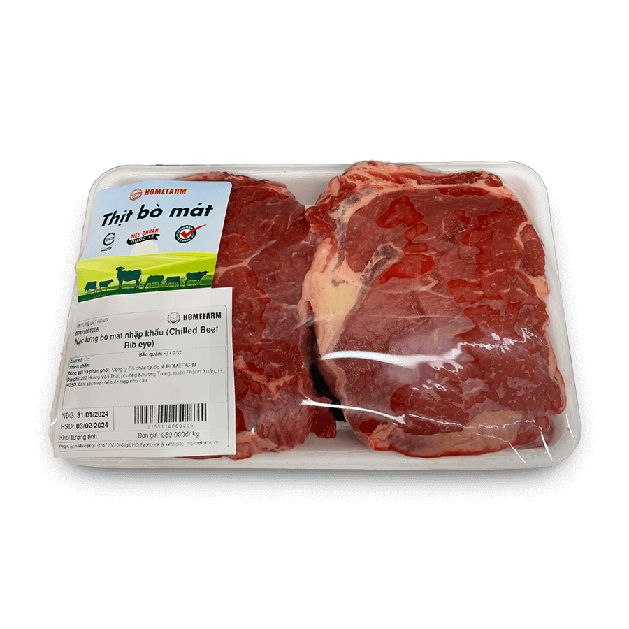 Nạc Lưng Bò Mát nhập khẩu Chilled Beef Rib eye – Homefarm - Thực Phẩm ...