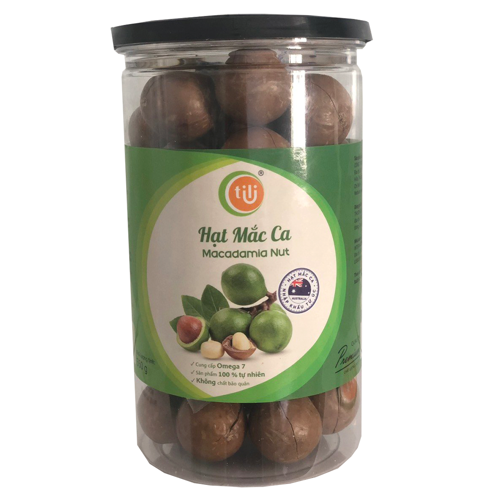 Hạt Macca nguyên vỏ TILI 350gr – Homefarm - Thực Phẩm Nhập Khẩu Cao Cấp