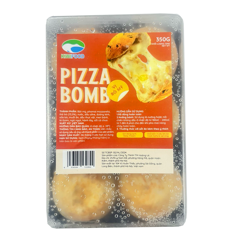 Pizza Bomb Vị Bò Mỹ 350g – Homefarm - Thực Phẩm Nhập Khẩu Cao Cấp