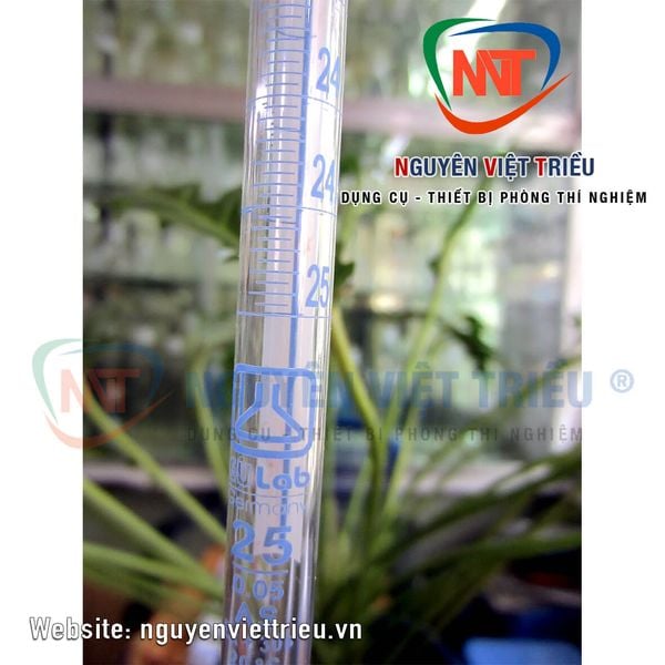 Buret tự động 25ml Eulab – Dụng cụ thí nghiệm Nguyên Việt Triều