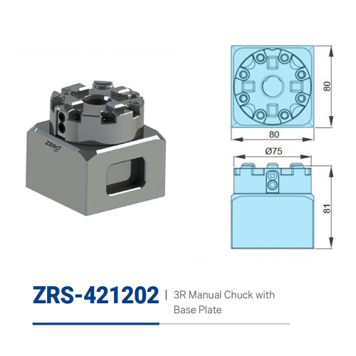 Đầu kẹp EDM ZRS-421202 – AZCOM