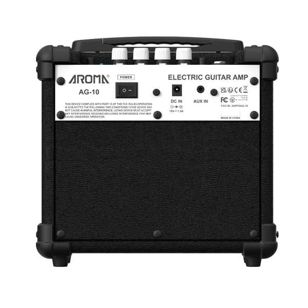 Ampli Guitar Điện Aroma AG-10S Bluetooth – Piano Plus