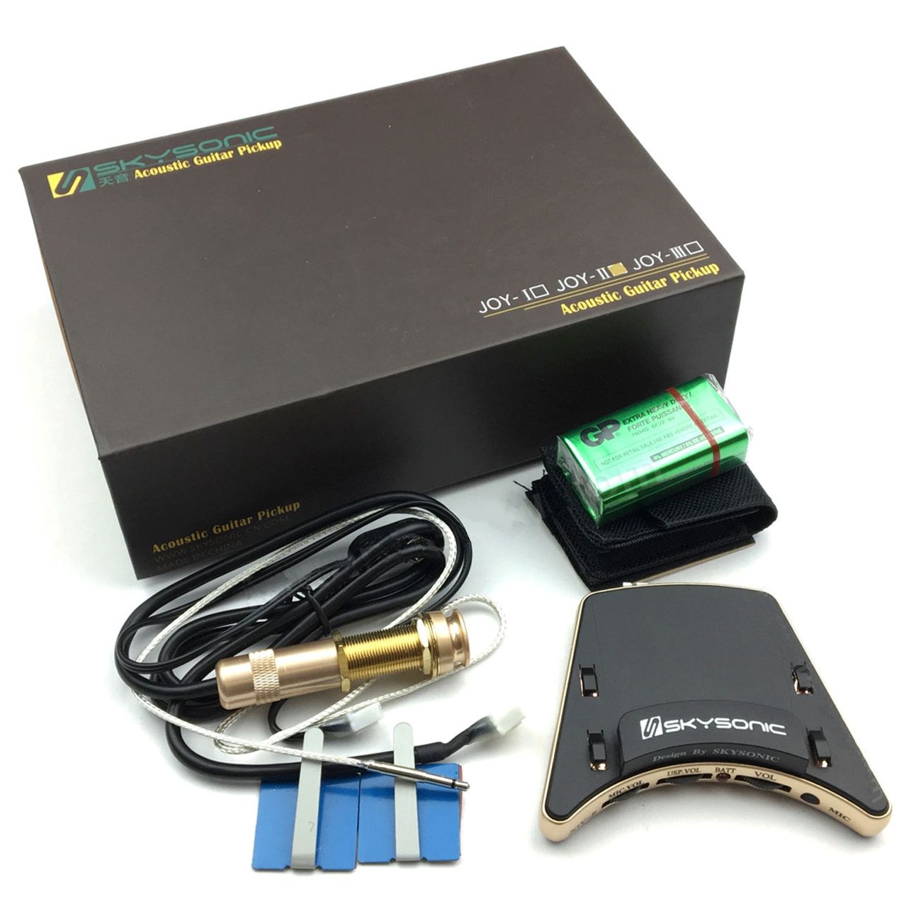 Bộ Thu Âm - Pickup Guitar Acoustic Và Guitar Classic Skysonic Joy-II – Piano Plus