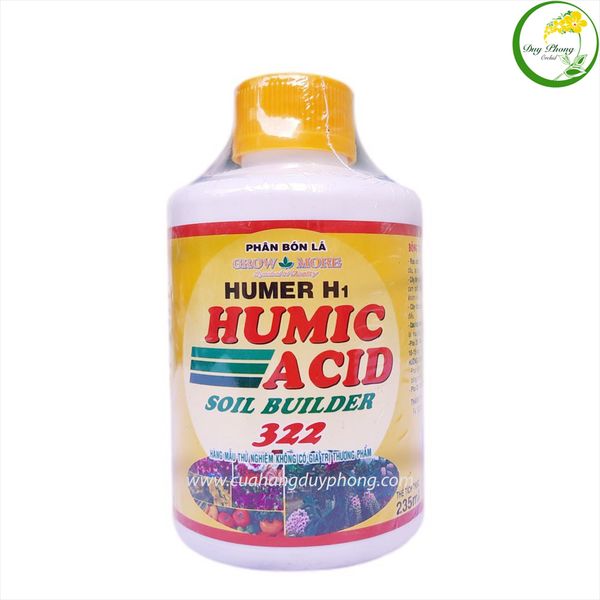 HUMIC 322 chai 235ml – Humic Acid – HOA LAN DUY PHONG